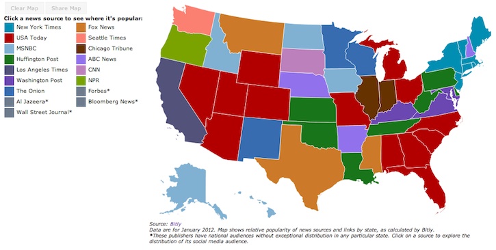 Popular U.S. News Sites by State: Who’s Reading What and Where ...